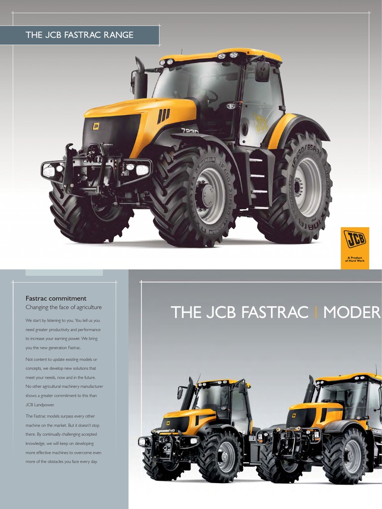 JCB Fastrac: Advanced Tractor Solutions | PDF | Manual Transmission ...