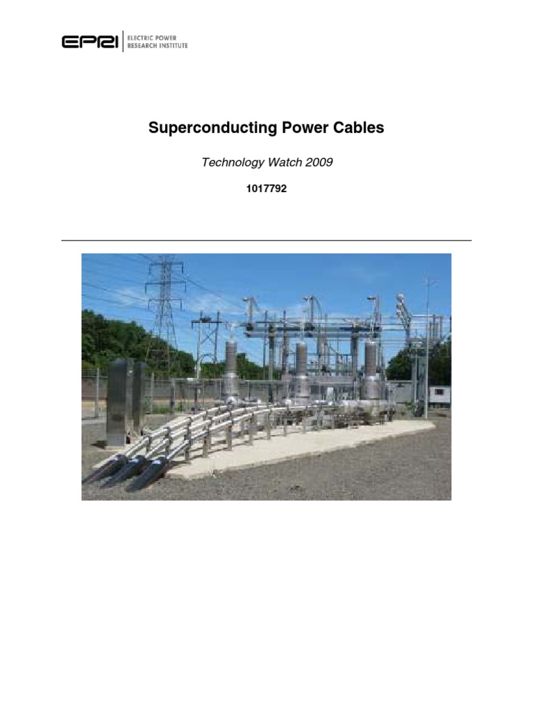 Superconducting Power Cables | PDF | Electrical Grid | Electric Power ...