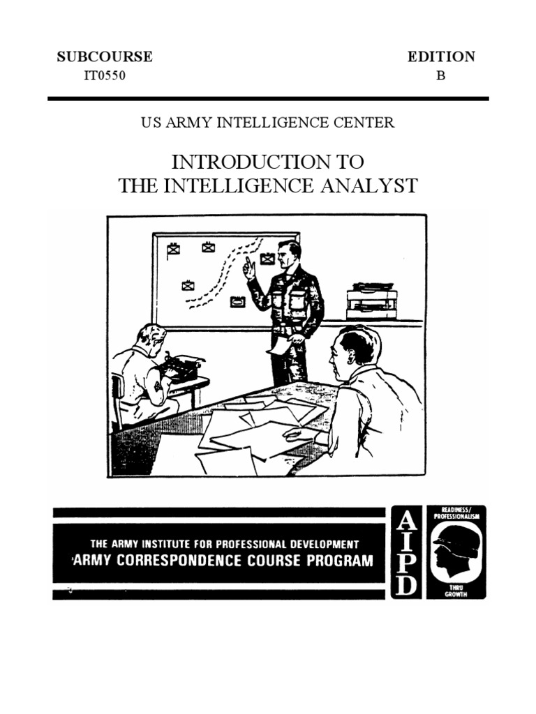 Introduction to Intelligence Analysis | PDF | Military Intelligence ...