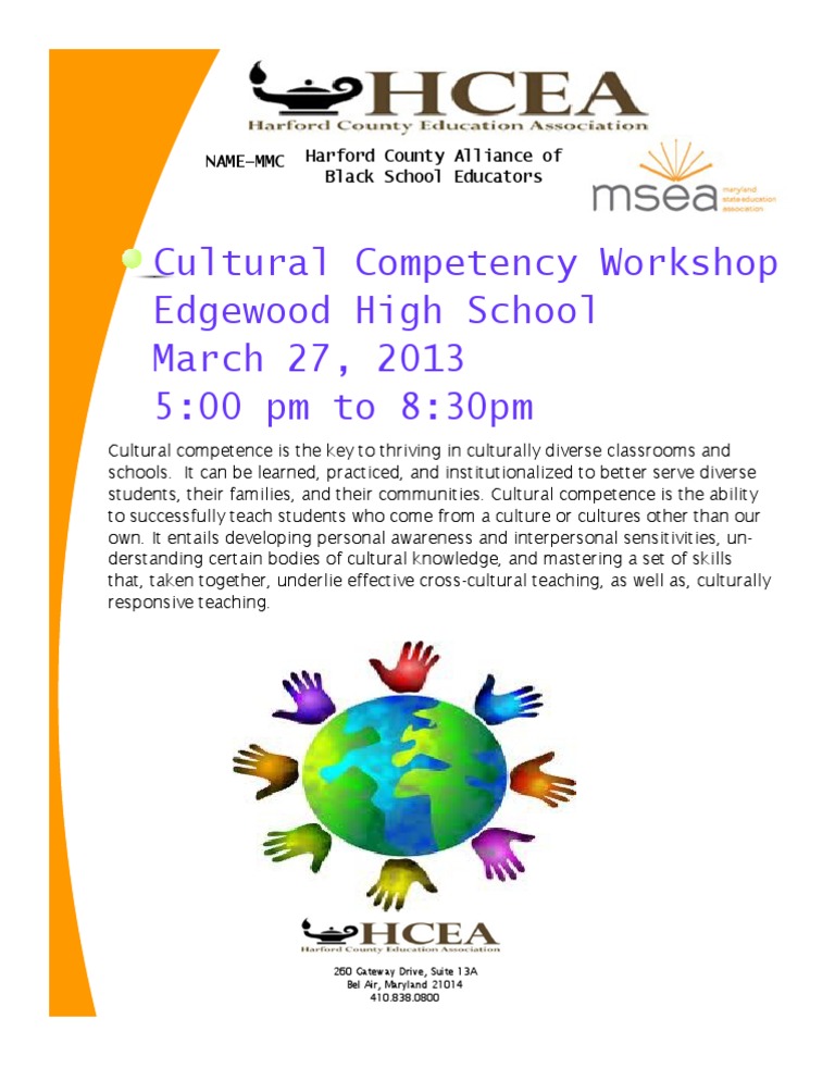 Cultural Competence Flyer PDF | PDF