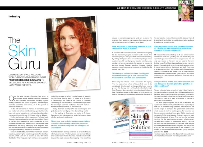 Cosmetex 2013 As Seen in Cosmetic Surgery & Beauty Magazine Issue 58 ...
