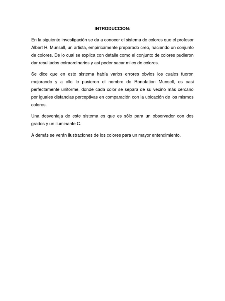 Codigo de Colores Musell | PDF | Color | Science