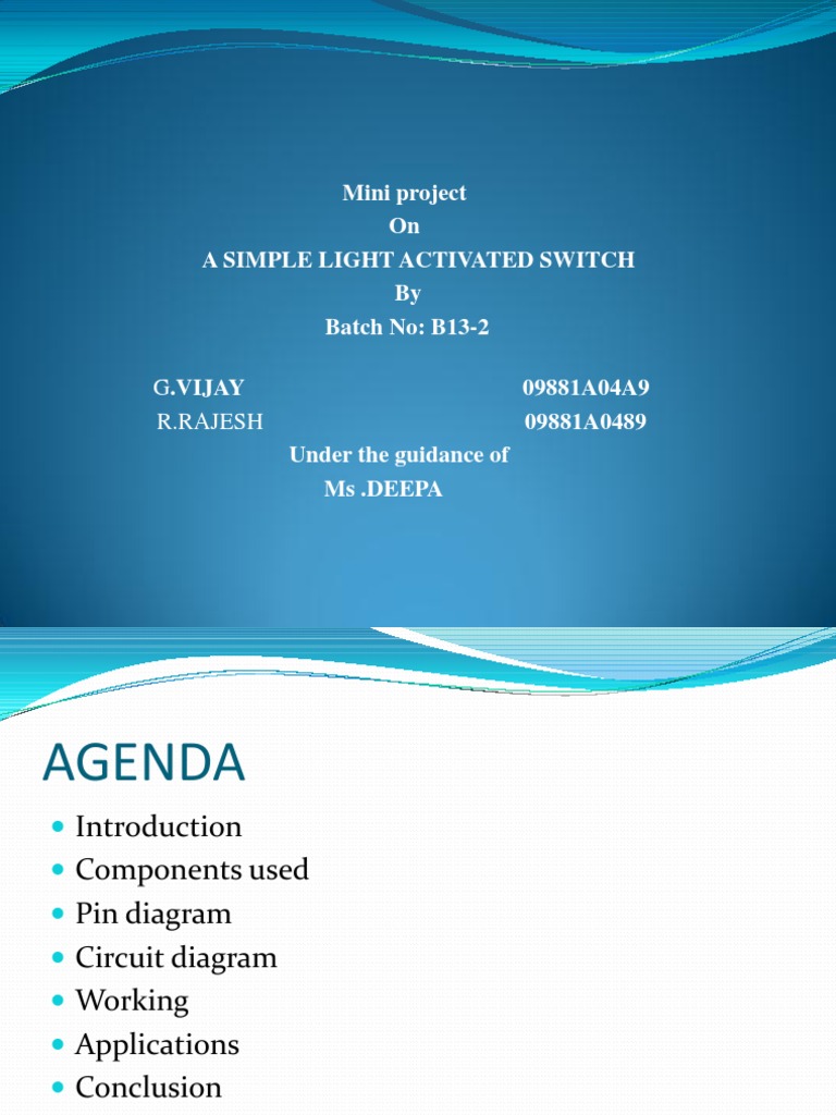Simple Light Activated Switch Project | PDF
