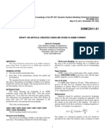 Asme Journal Article Template PDF | PDF | Written Communication ...