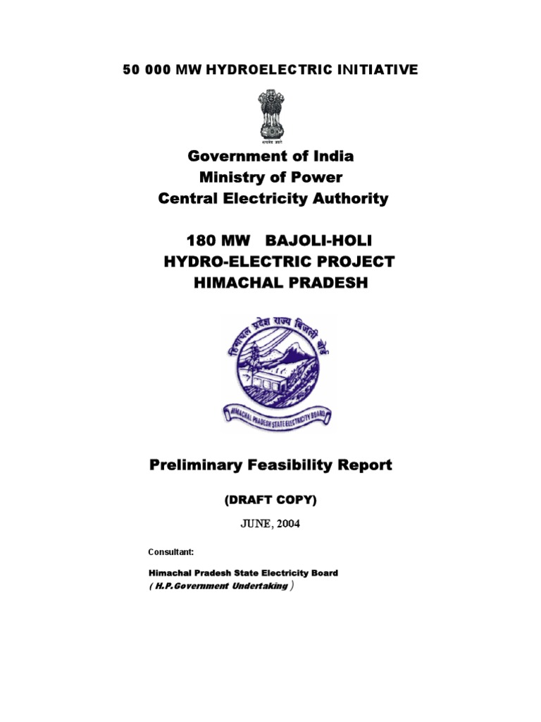 Bajoli-Holi Hydro Project Overview | PDF | Spillway | Earthquakes