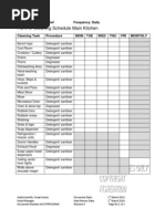 Haccp All in One Daily Record Sheet | PDF | Cooking, Food & Wine
