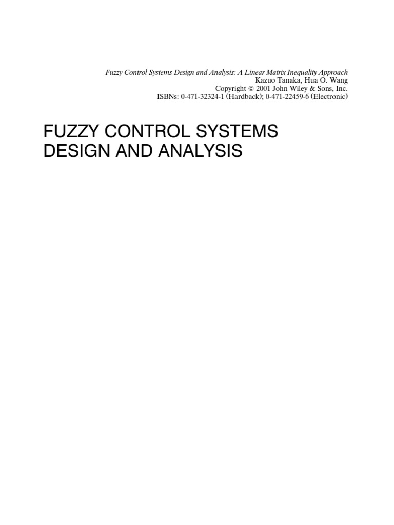 Fuzzy Control Systems Design and Analysis | PDF
