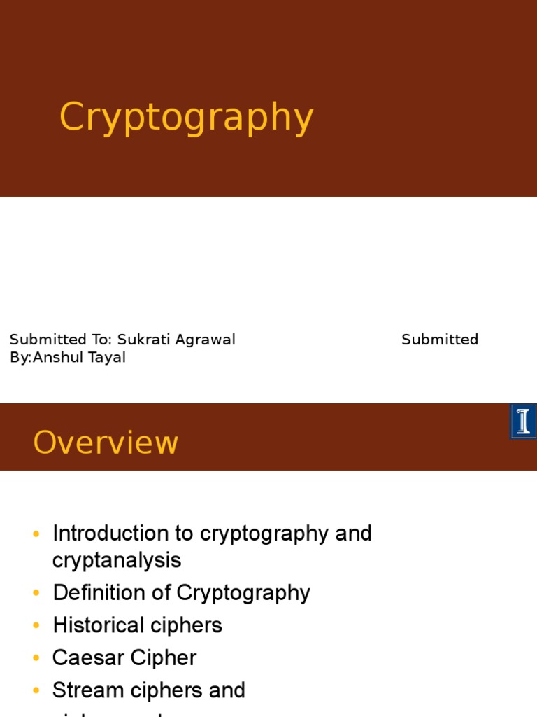 Cryptography | PDF | Cryptography | Key (Cryptography)