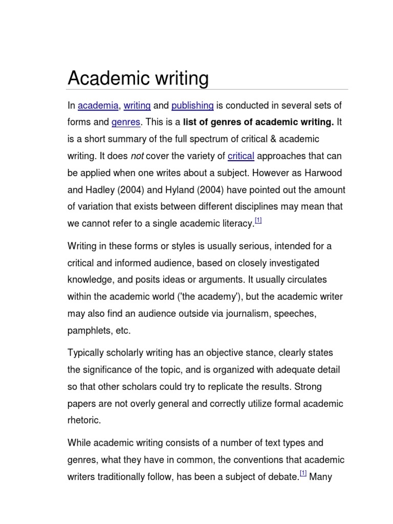 Academic Writing | Download Free PDF | Truth | Semiotics