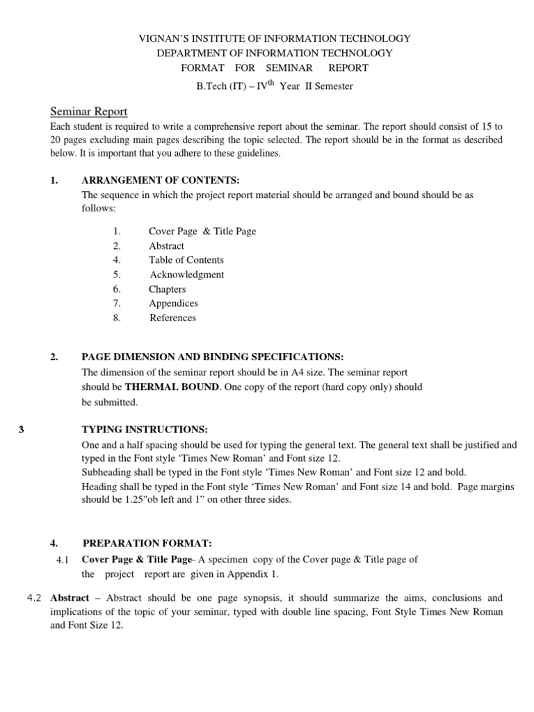 seminar-report-format-abstract-summary-times-new-roman