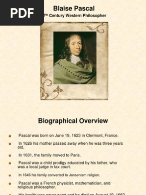 Blaise Pascal Powerpoint
