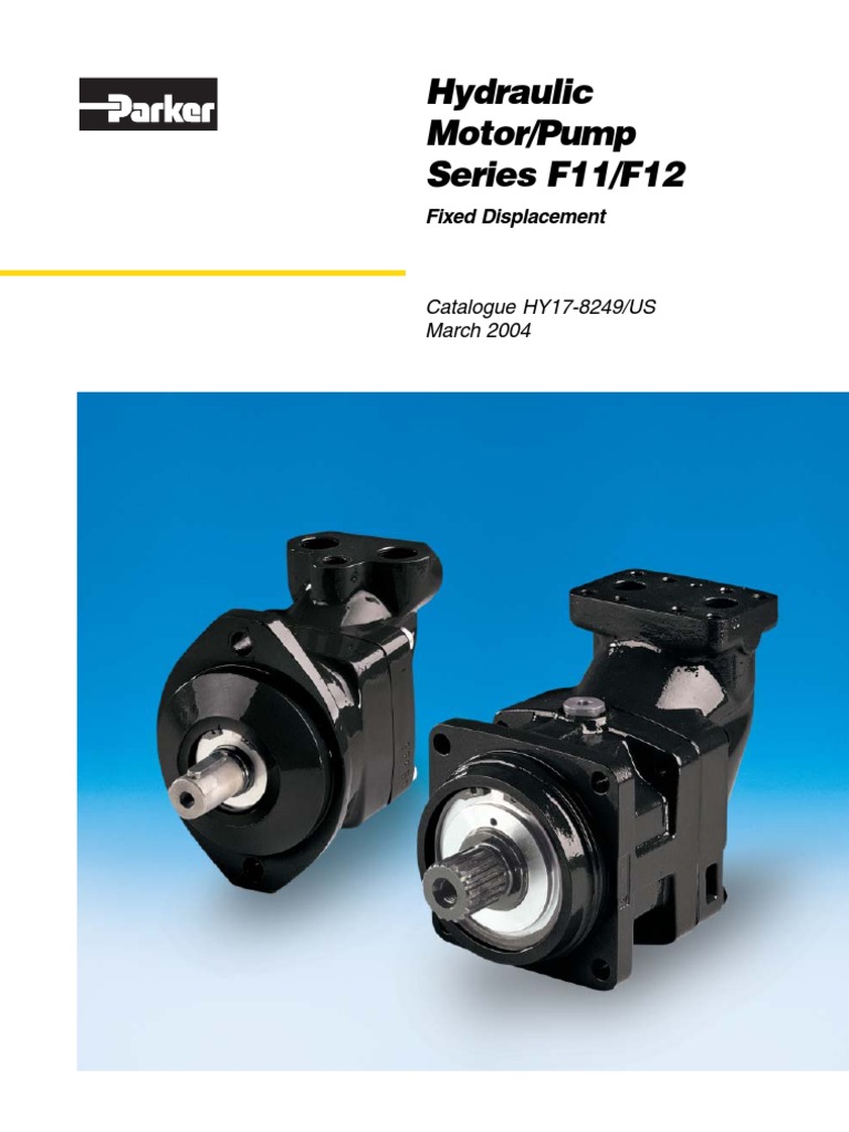 Parker Hyd Motor | PDF | Valve | Bearing (Mechanical)