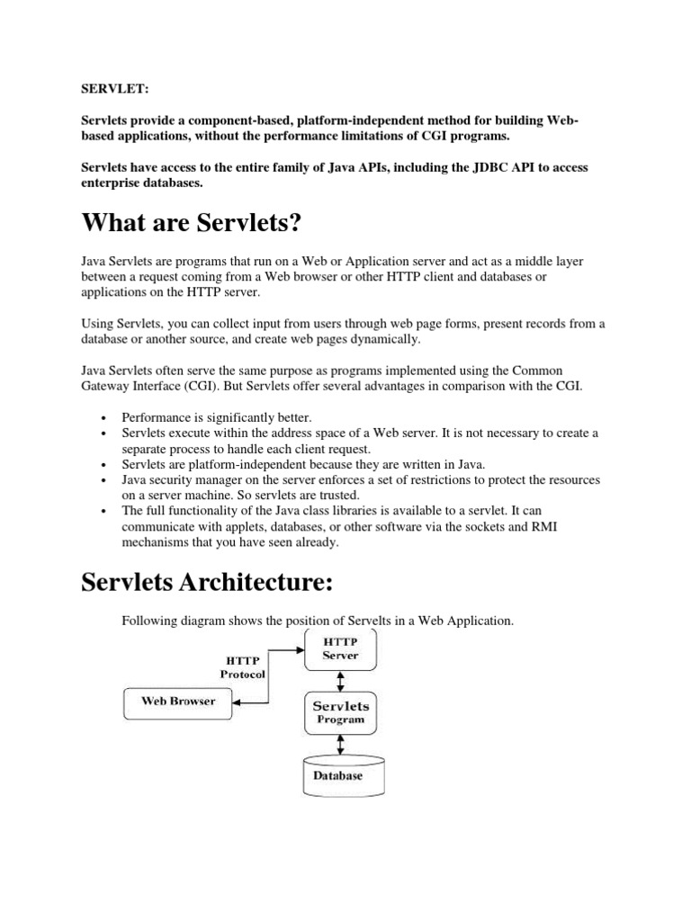 Serv Let | PDF | Java Servlet | Java (Programming Language)