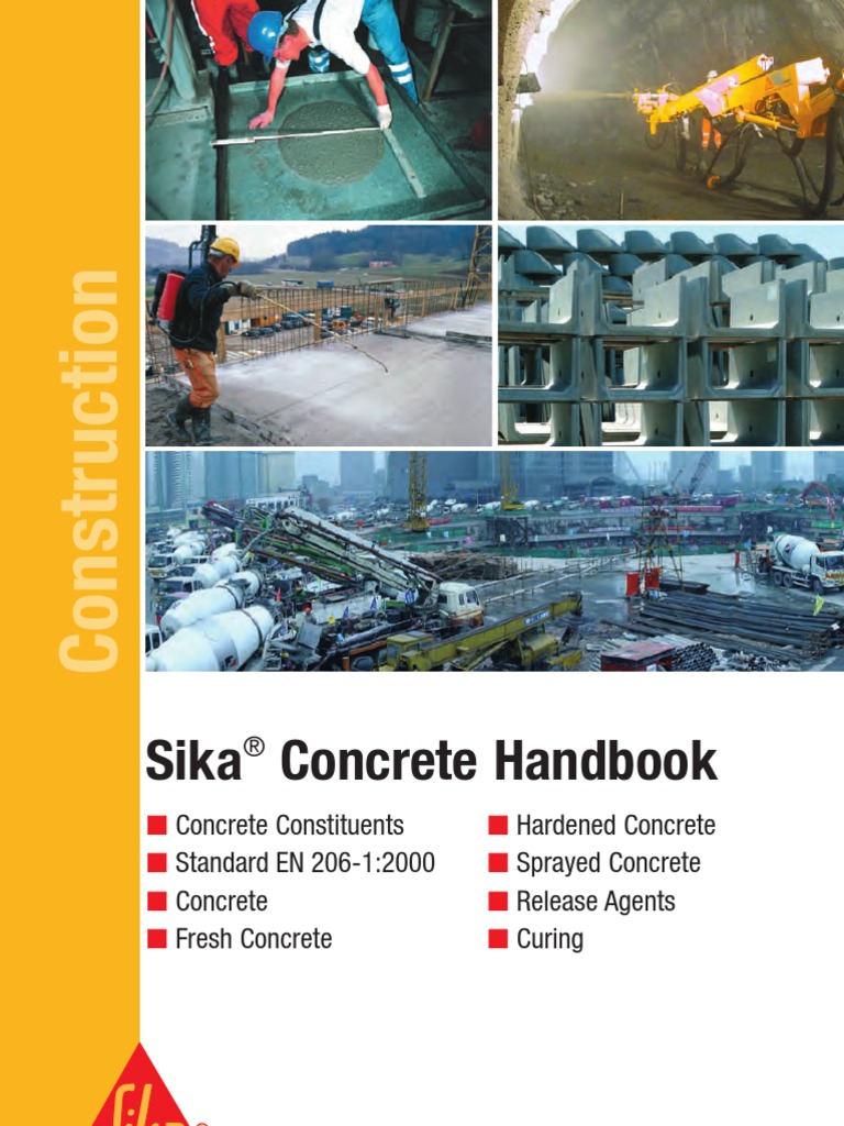Sika Concrete Handbook | PDF | Concrete | Construction Aggregate