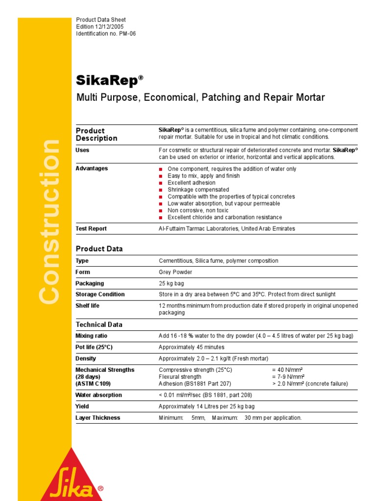 Sika Rep | PDF