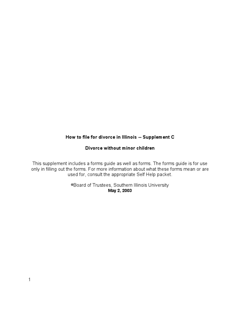 Cook County Divorce Forms | PDF | Virginia Circuit Court | Divorce