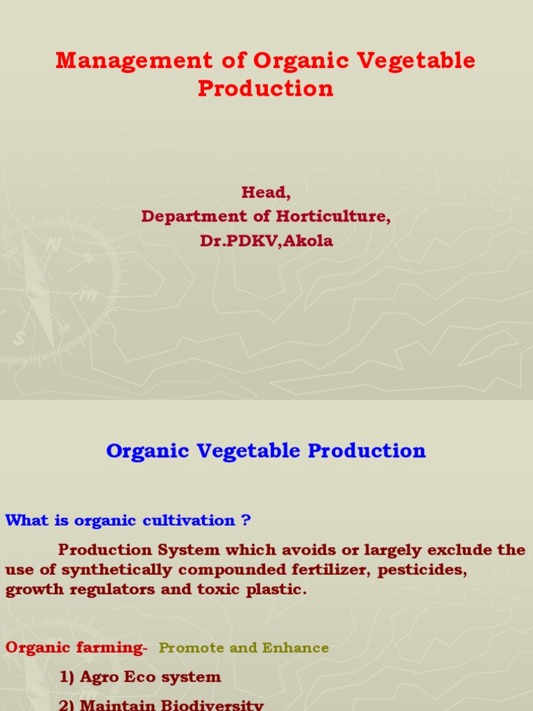 Organic Vegetable | PDF | Organic Farming | Agriculture