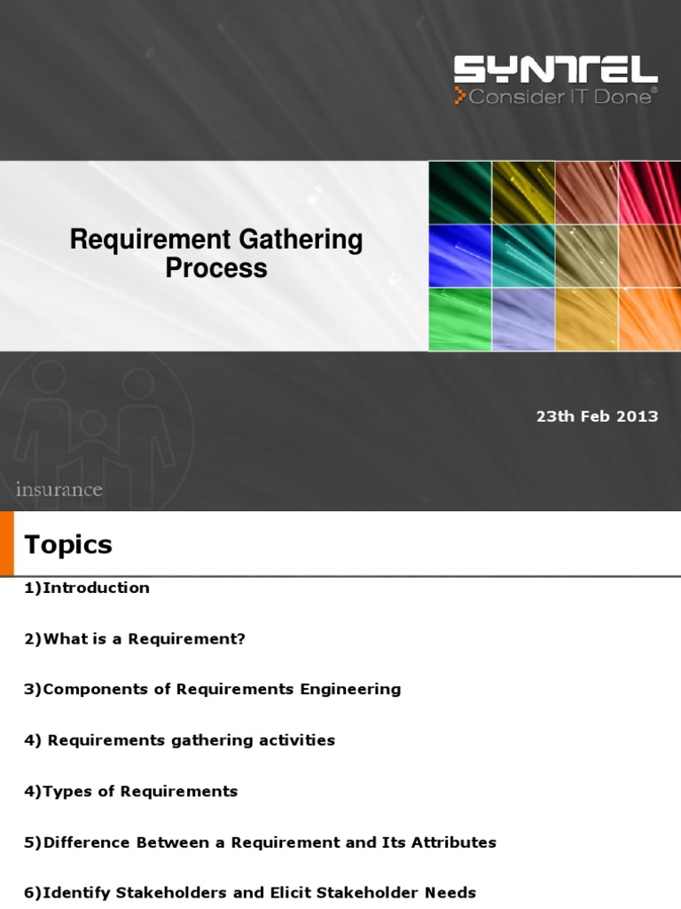 Requirement Gathering Process | PDF | Computing | Systems Engineering