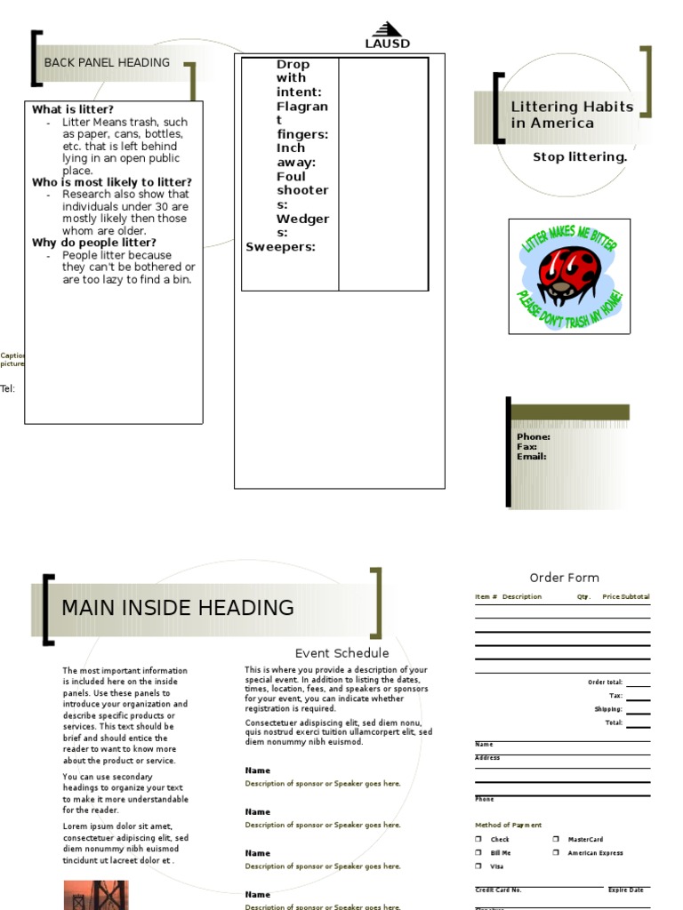Understanding Littering in America | PDF