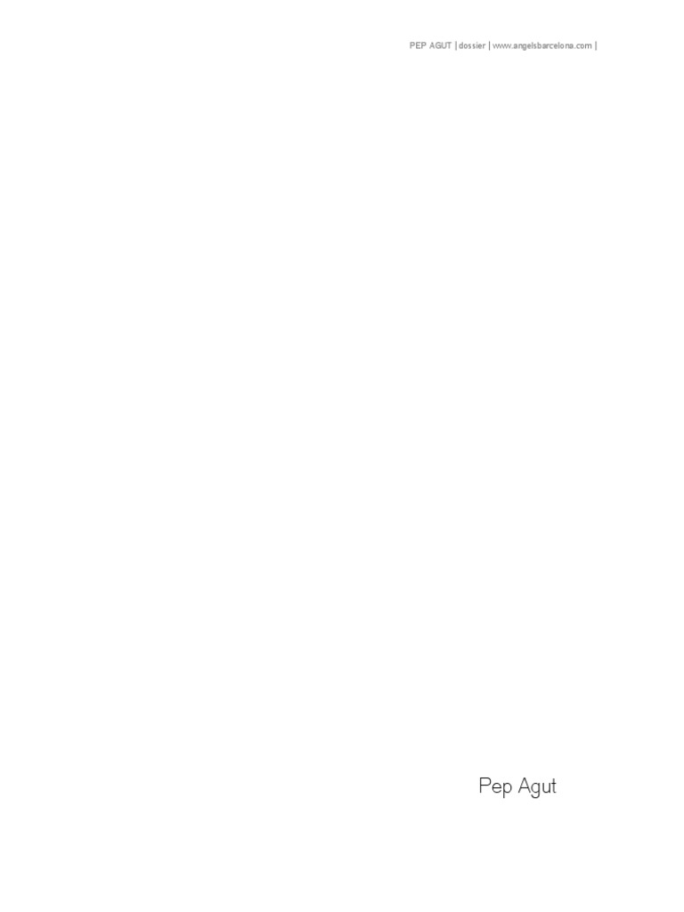 Agut Pep Dossier Cast | PDF | Expresionismo | Fotografía aérea