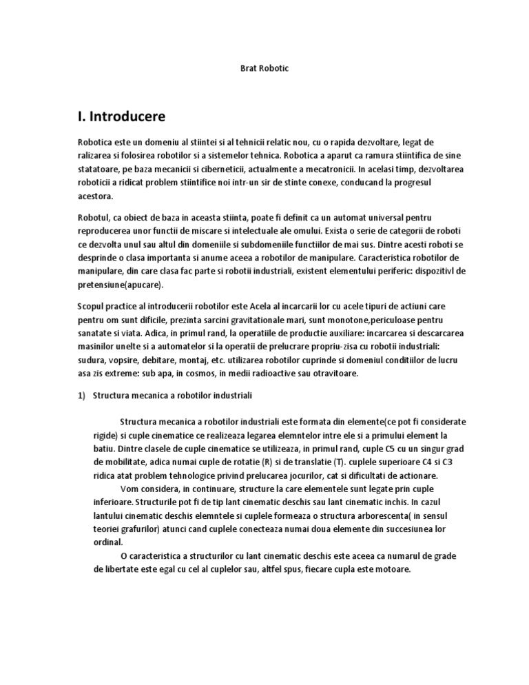 Brat Robotic | PDF