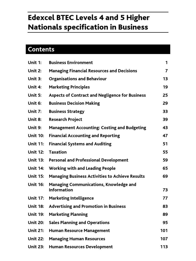 Edexcel Syllabus | PDF