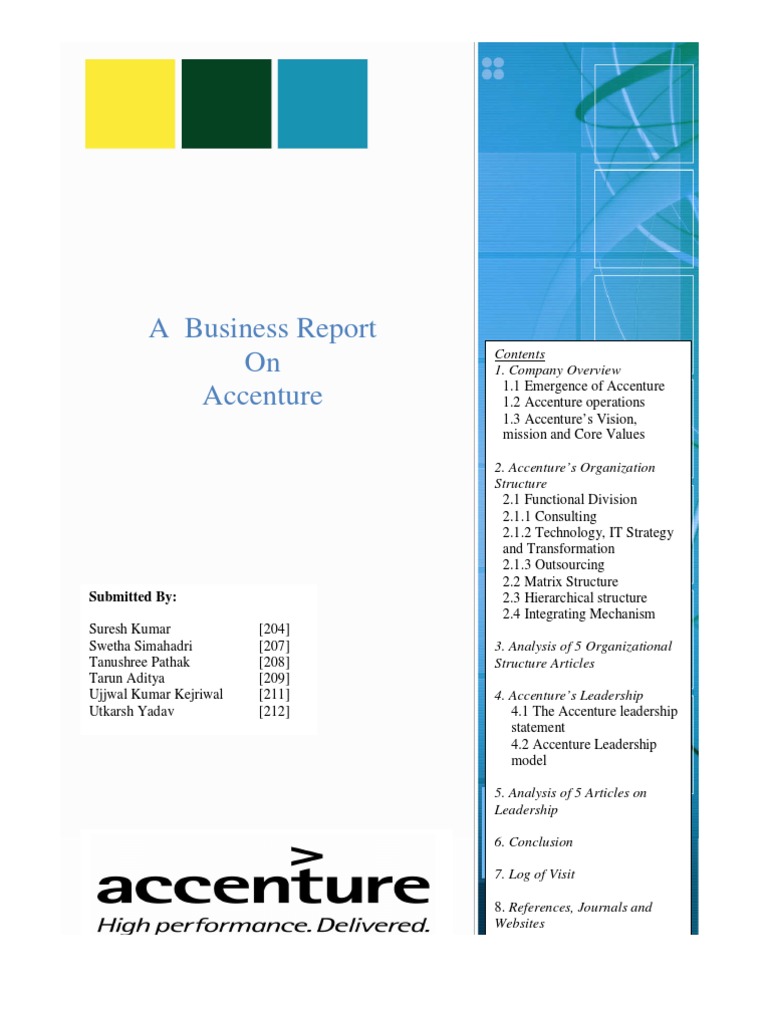Accenture Sec C | PDF | Accenture | Leadership