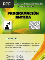 Unidad III. Programación Entera | PDF | Programación lineal | La ...