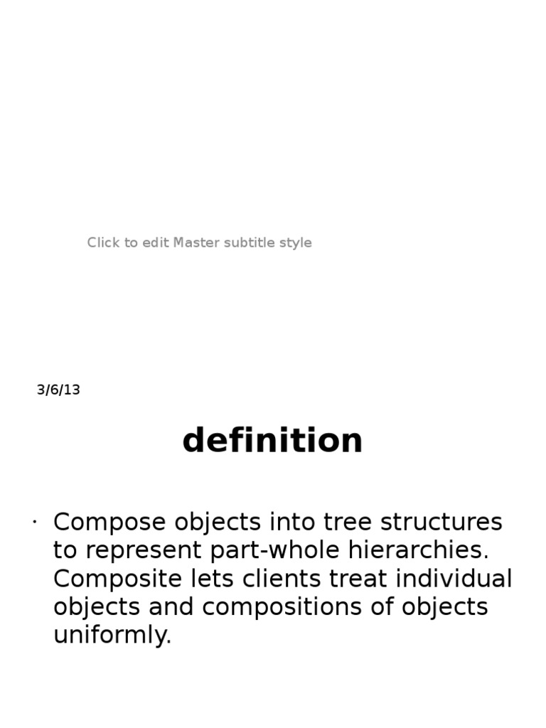 Composite Design Pattern Guide | PDF | Computers