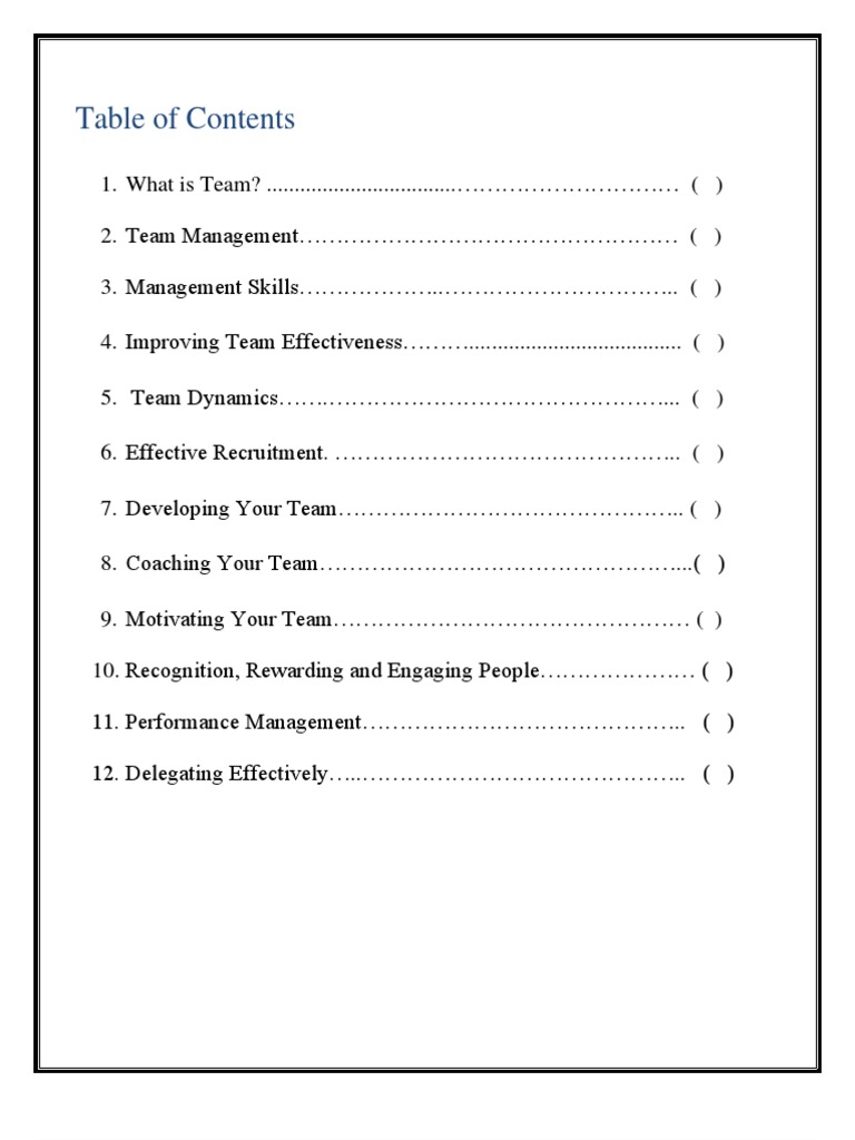 Team Management | PDF | Recruitment | Motivation