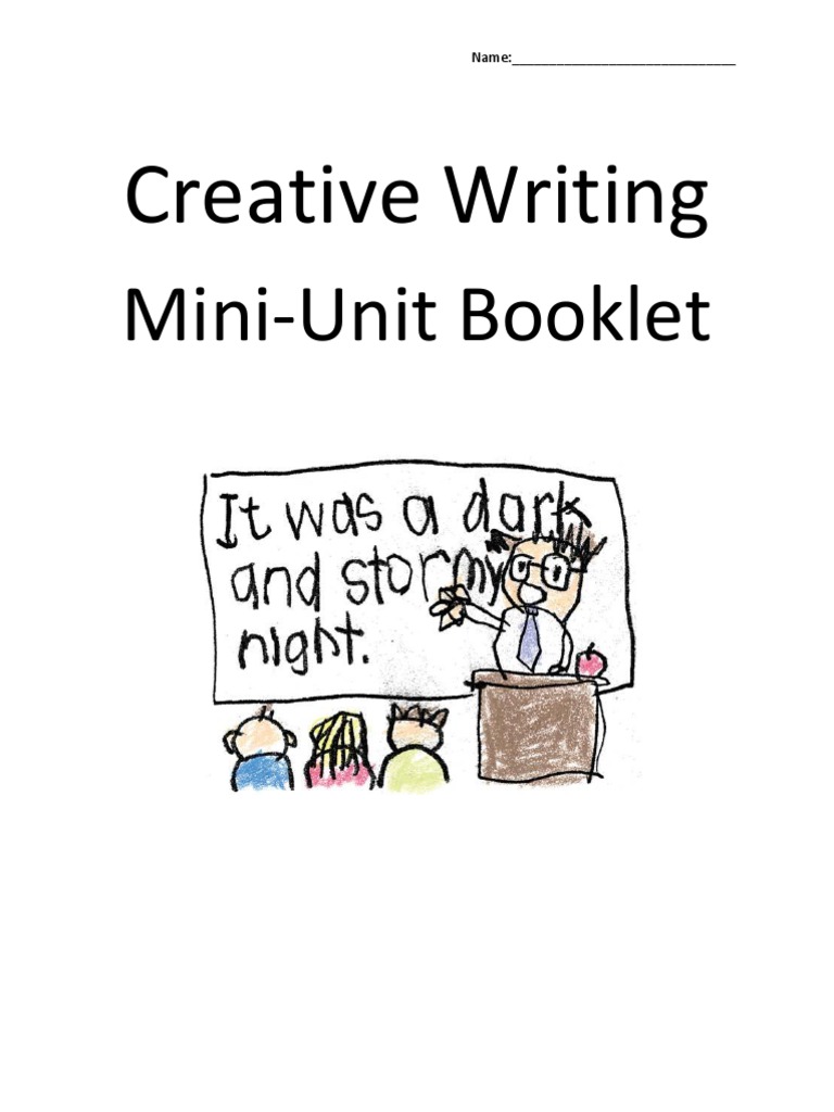 Creative Writing Booklet | PDF | Plot (Narrative) | Psychological Concepts