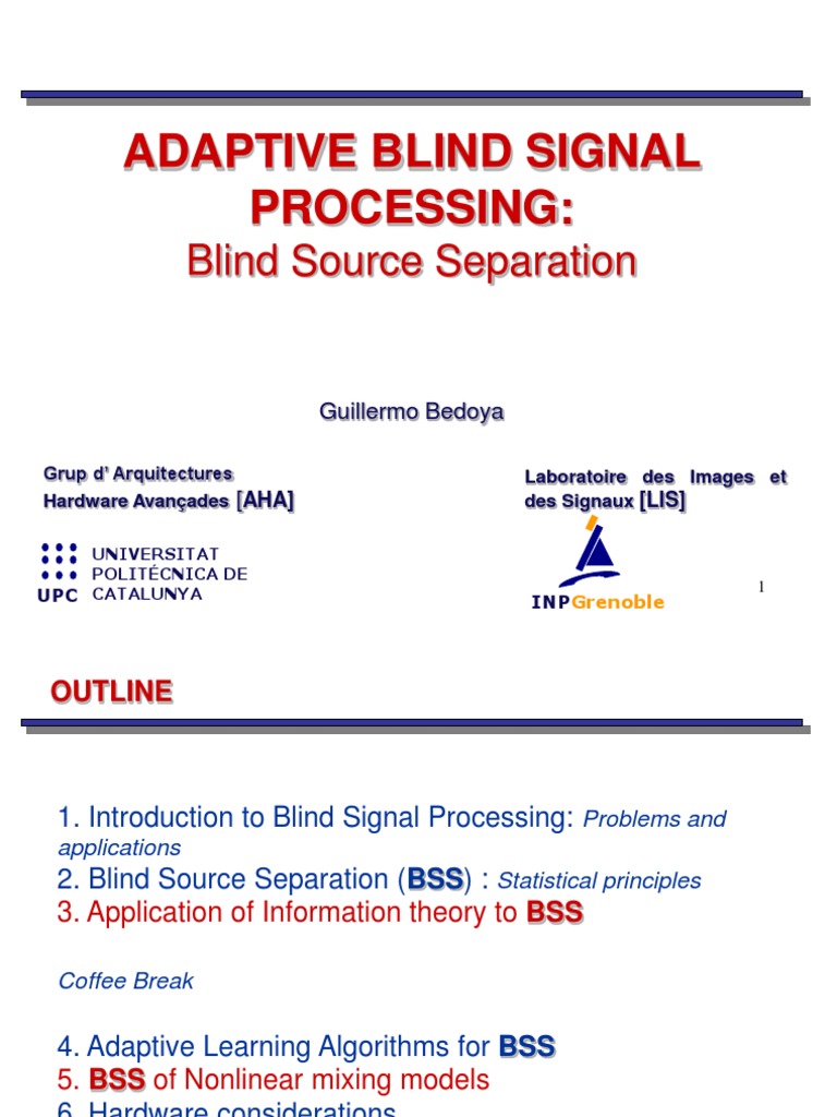 Adaptive Blind Signal Processing | PDF | Digital Signal Processing | Mathematical Optimization