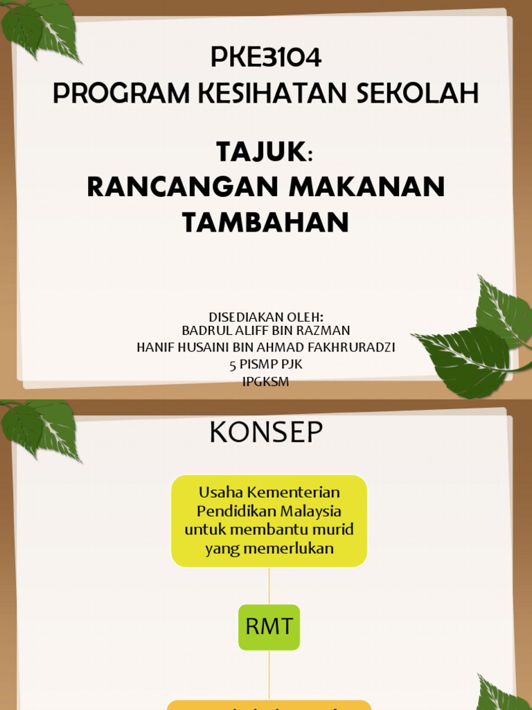 Rancangan Makanan Tambahan | PDF