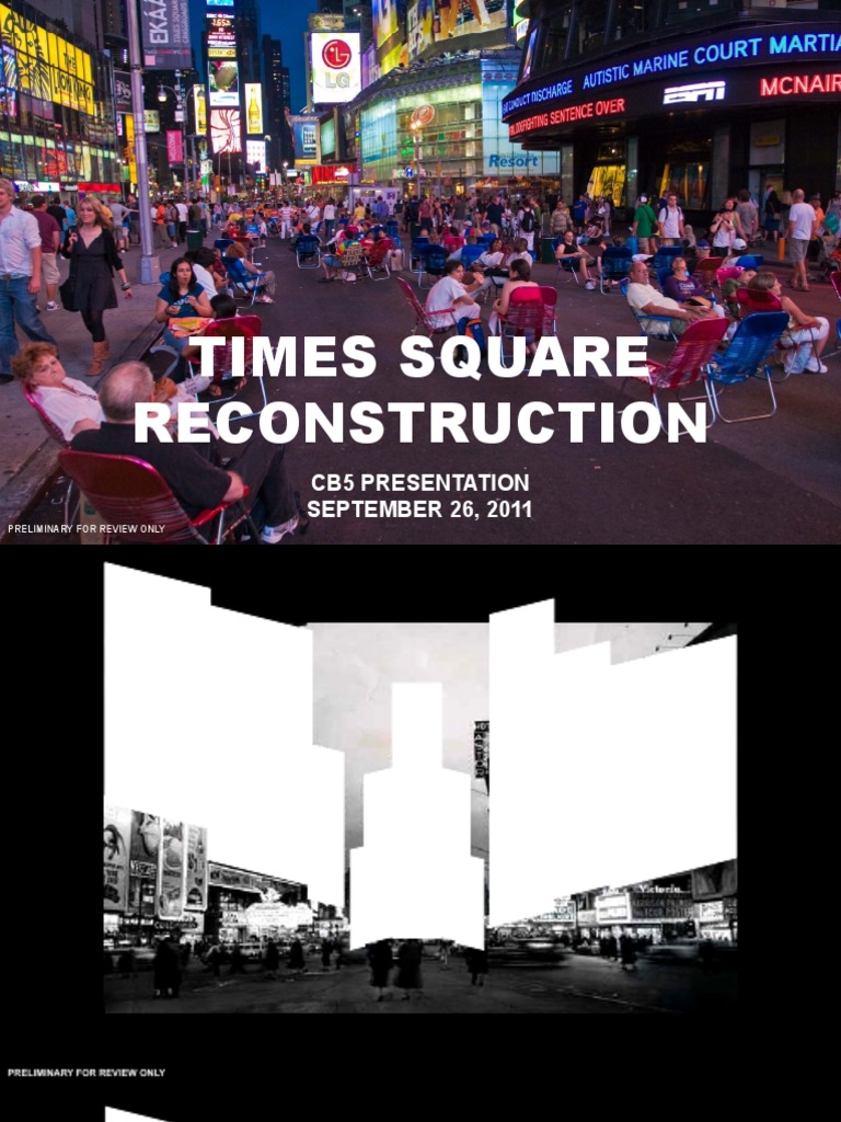 Times Square Reconstruction | PDF