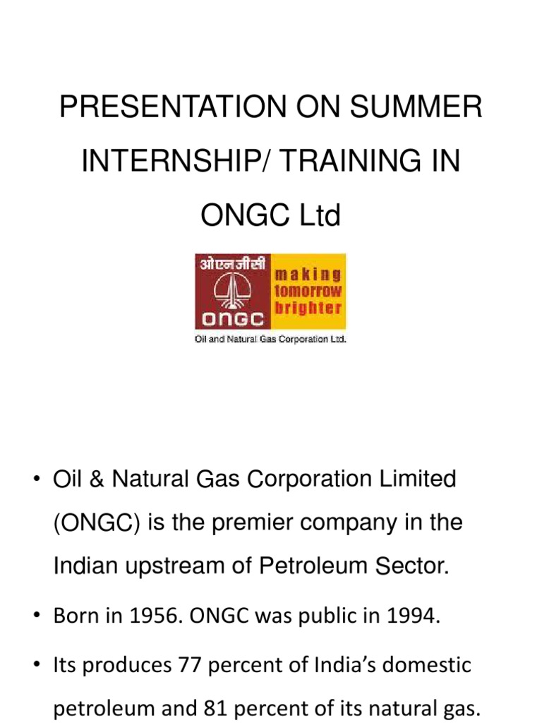 Ongc - Intro | PDF | Corporate Social Responsibility | Natural Gas