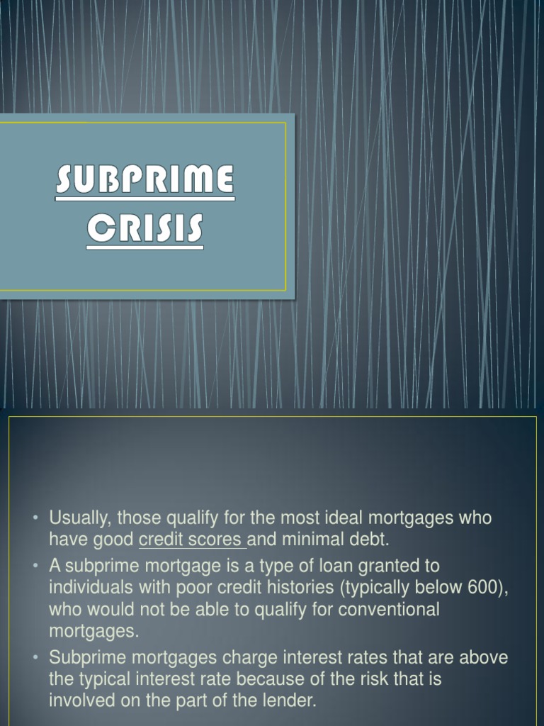 Subprime | PDF | Mortgage Backed Security | Subprime Lending
