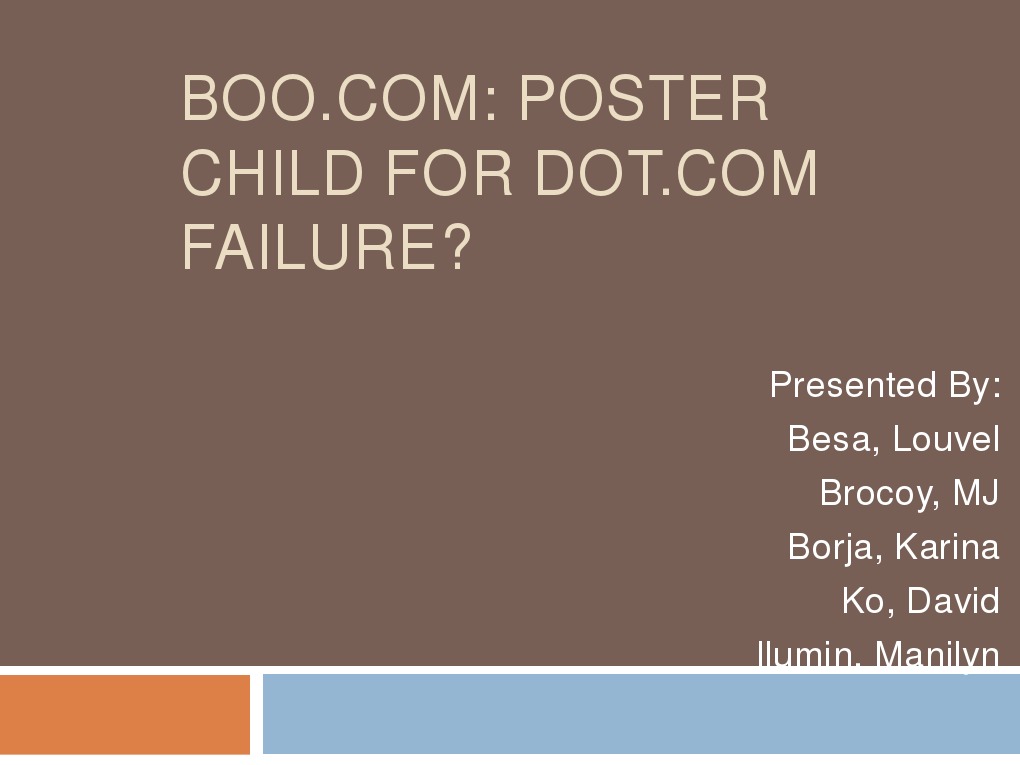 Boo.com.ppt | PDF | Internet | Brand