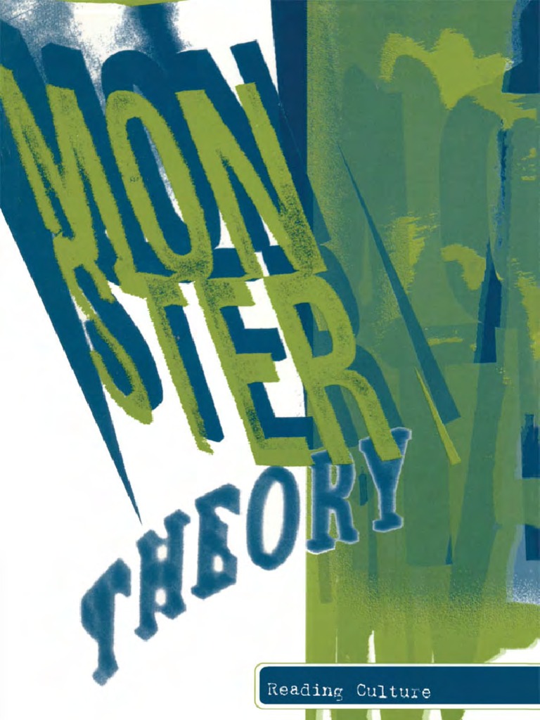 Monster Theory Reading Culture | PDF | Vampires | Bram Stoker