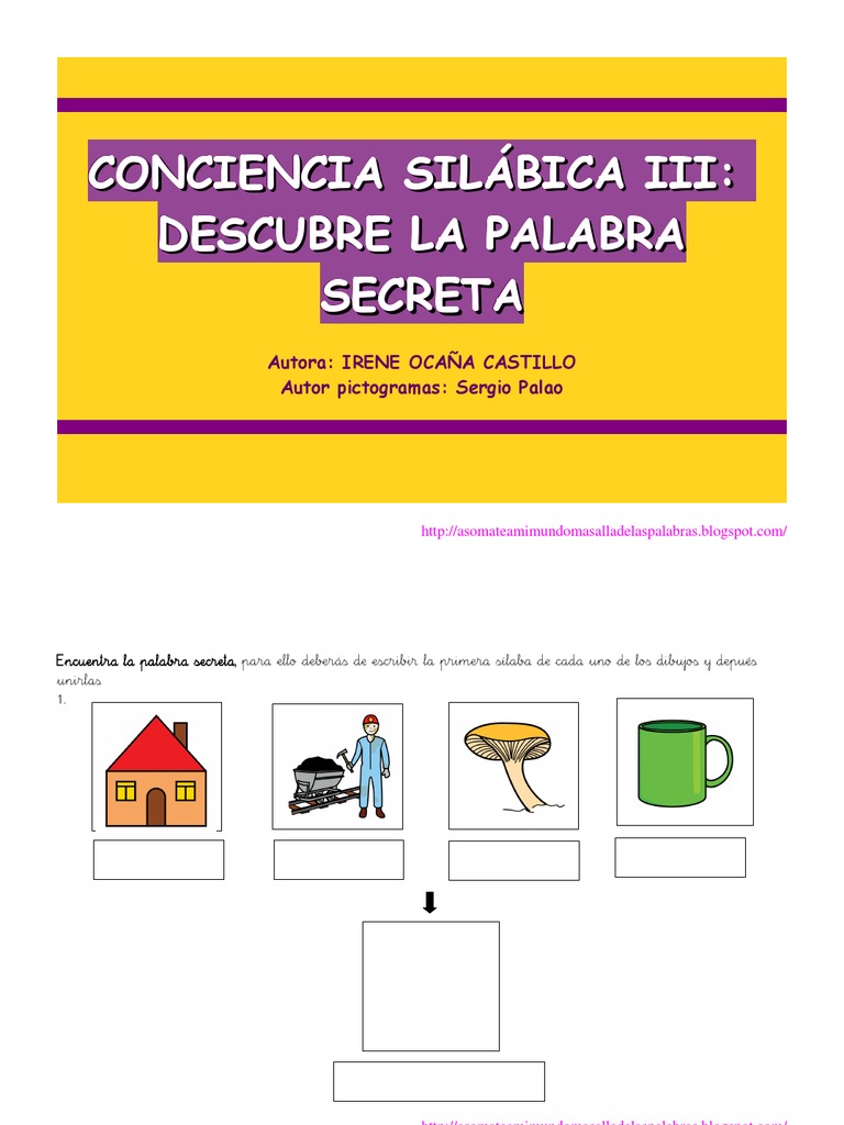 Conciencia Silábica III | PDF