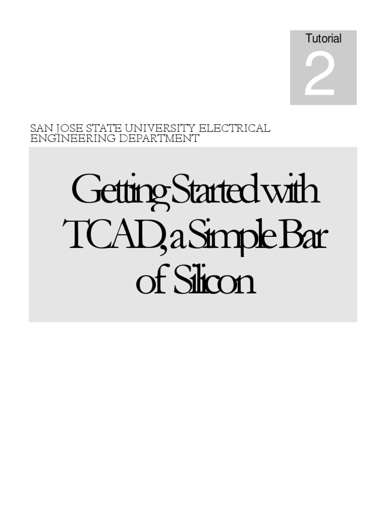 TCAD - SenTaurus | PDF | Web Browser | Computing