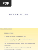 Factory Act 1948 PDF | PDF | Act Of Parliament | Employment