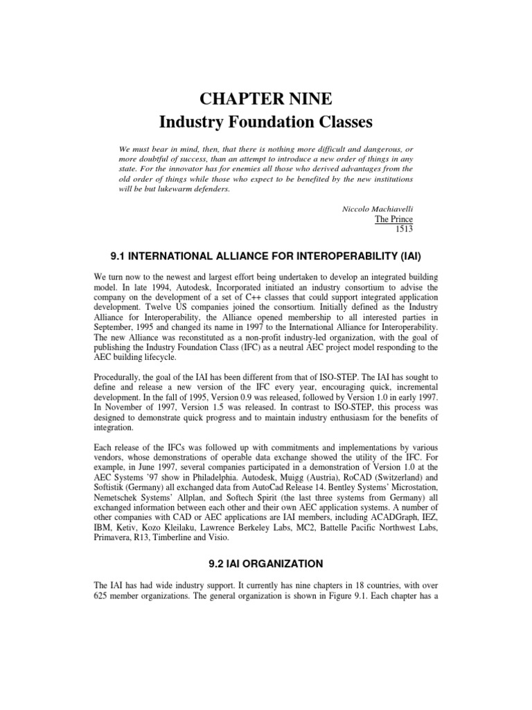 Industry Foundation Classes | PDF | Object (Computer Science) | Software