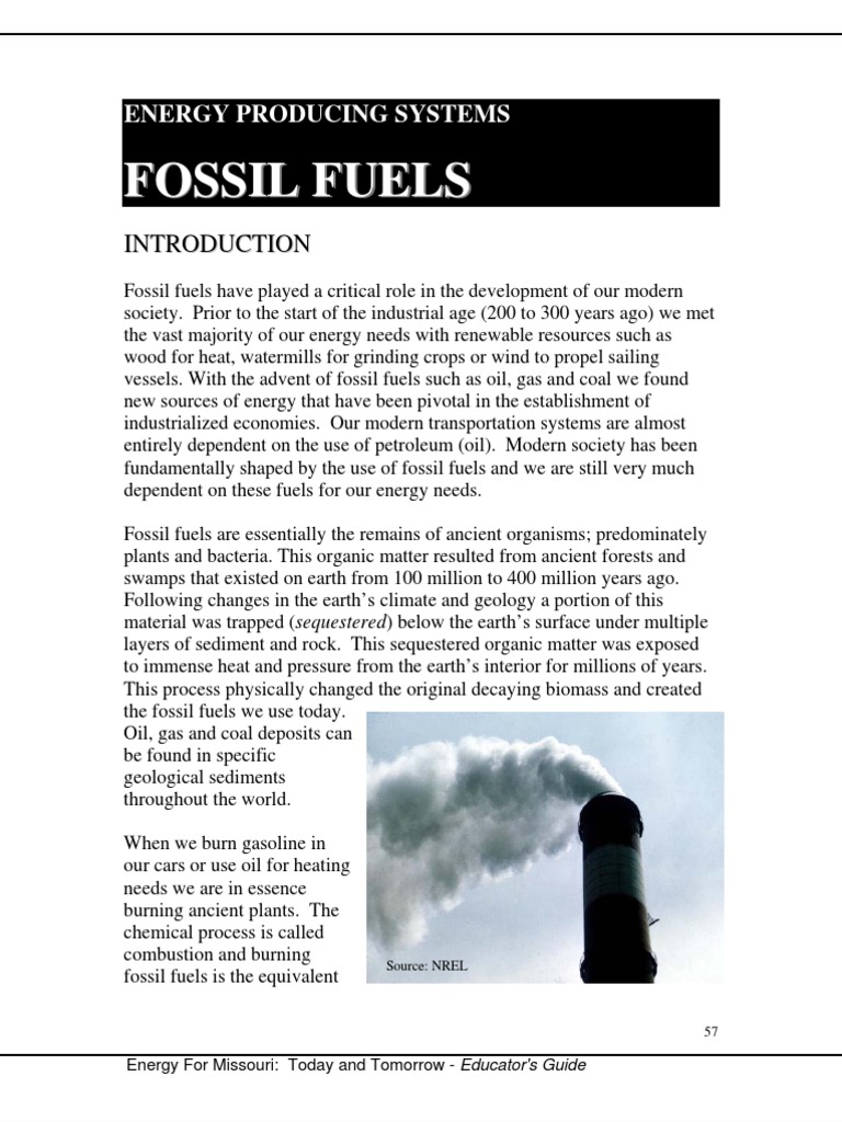 Fossil Fuel Power | Download Free PDF | Fossil Fuels | Petroleum