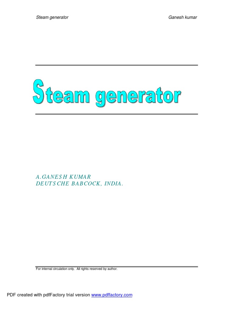 An Insightful Guide to Steam Generator Design and Components | PDF ...