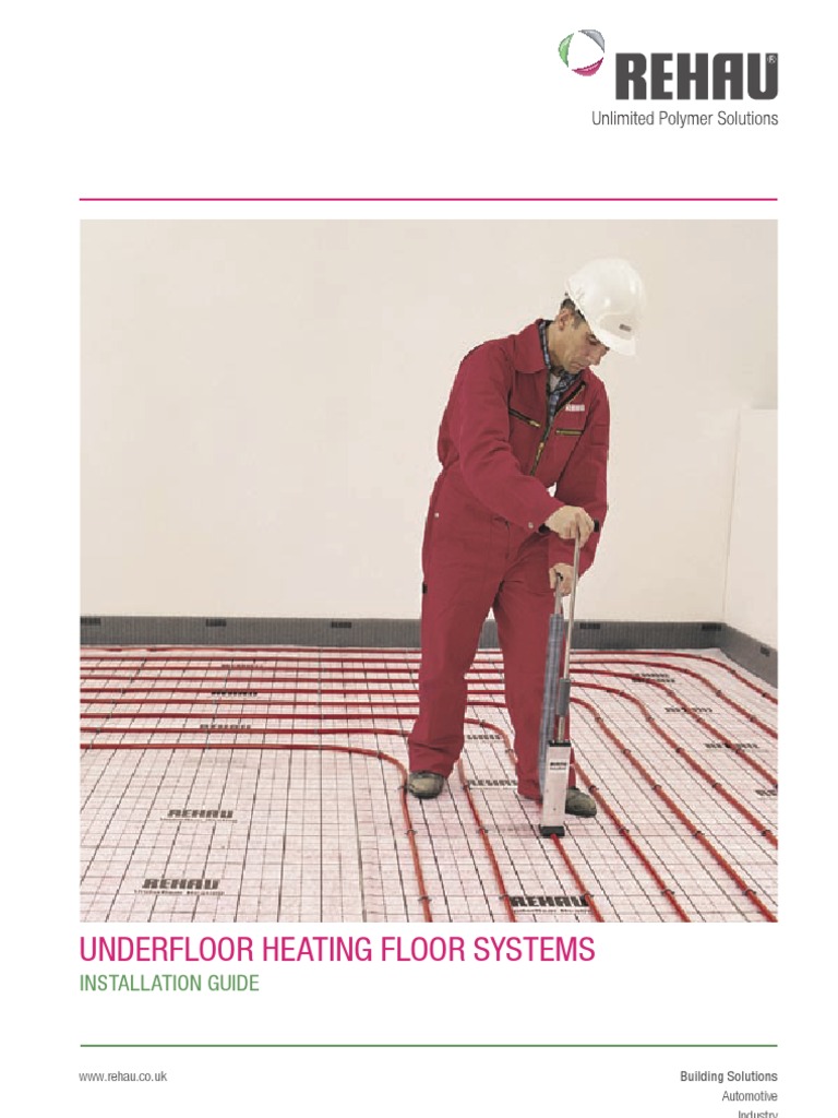 REHAU 20UFH Installation | PDF | Polystyrene | Valve