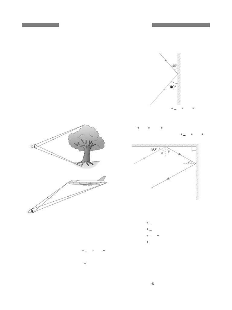 1 Reflection of Light: Practice 1.1 (P. 5) | PDF | Refraction ...