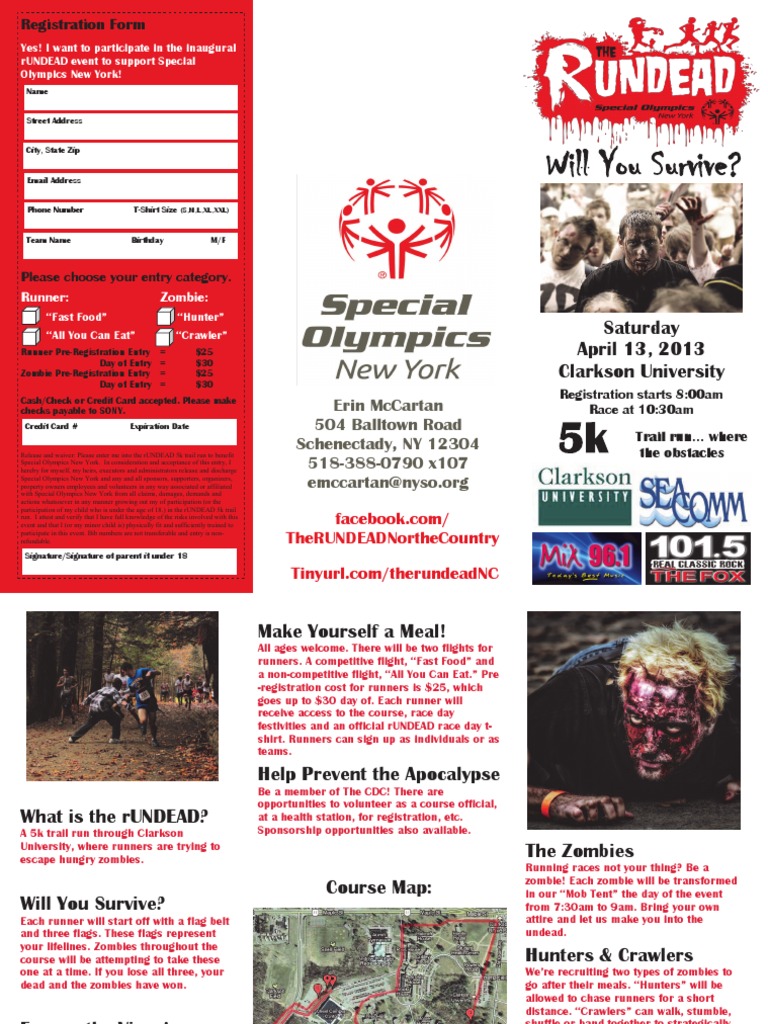 rUNDEAD Brochure | PDF | Zombies | Business