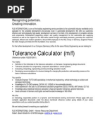 Tolerance Stackup With Assignment | PDF | Engineering Tolerance | Applied And Interdisciplinary ...