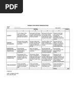 Group Reporting Rubrics | PDF | Behavior Modification | Communication