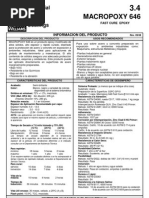 Epoxi Rápido Macropoxy 646 FC | PDF | Epoxy | Procesos industriales